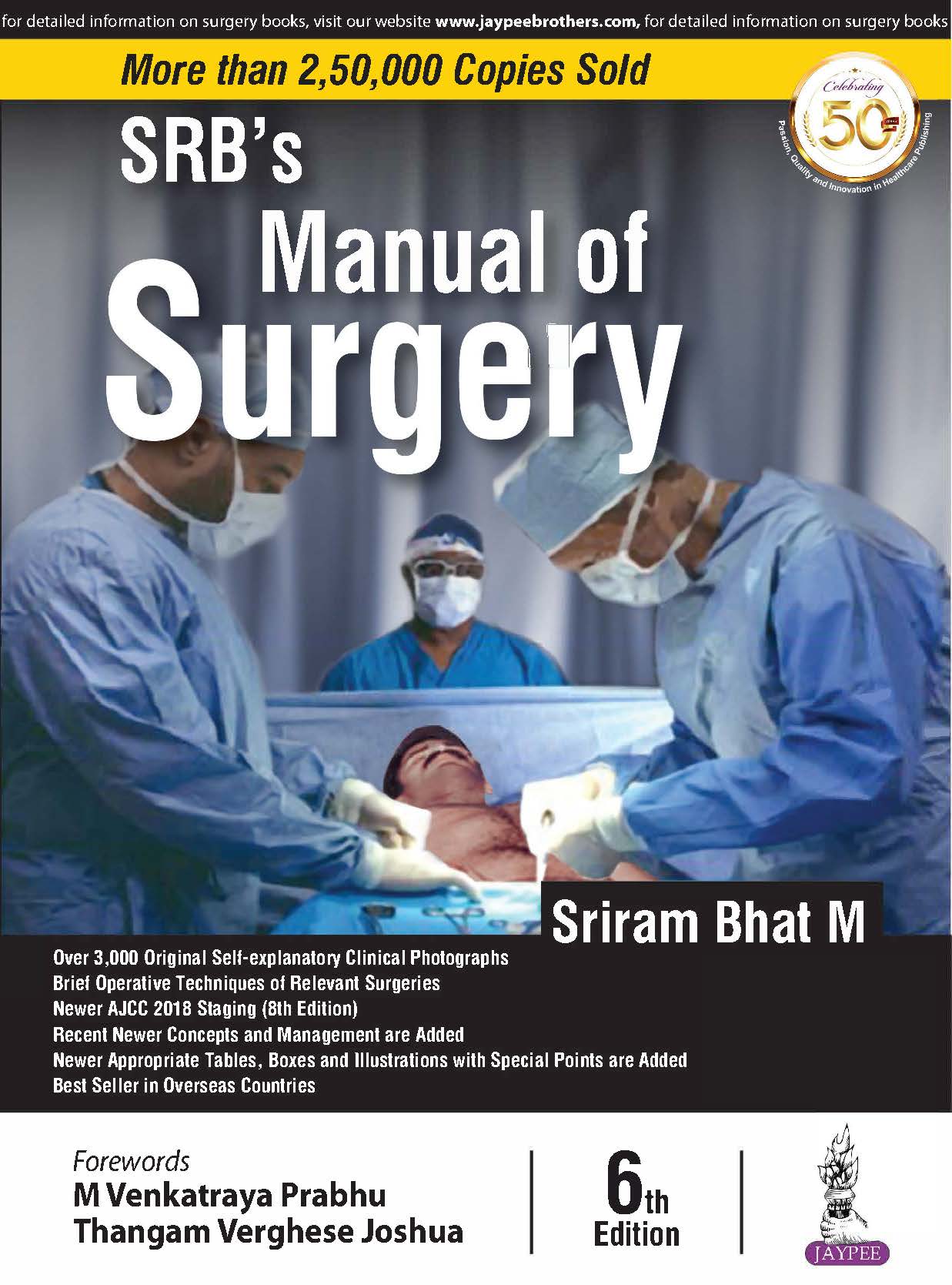 SRB’s Manual of Surgery - Arya Book